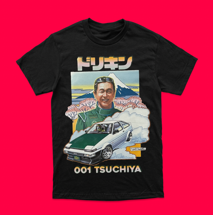 CERTAIN VICTORY STYLE - TSUCHIYA DRIFT KING TEE – Fractured Fox